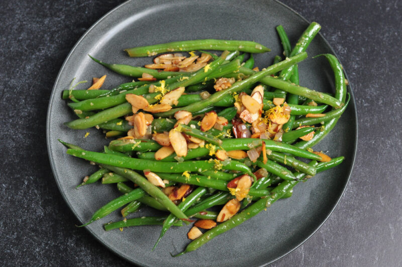 Green Bean Almondine - Kelly's Clean Kitchen