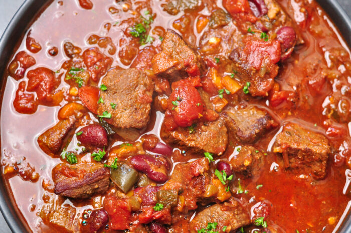 Texas Style Beef Chili - Kelly's Clean Kitchen