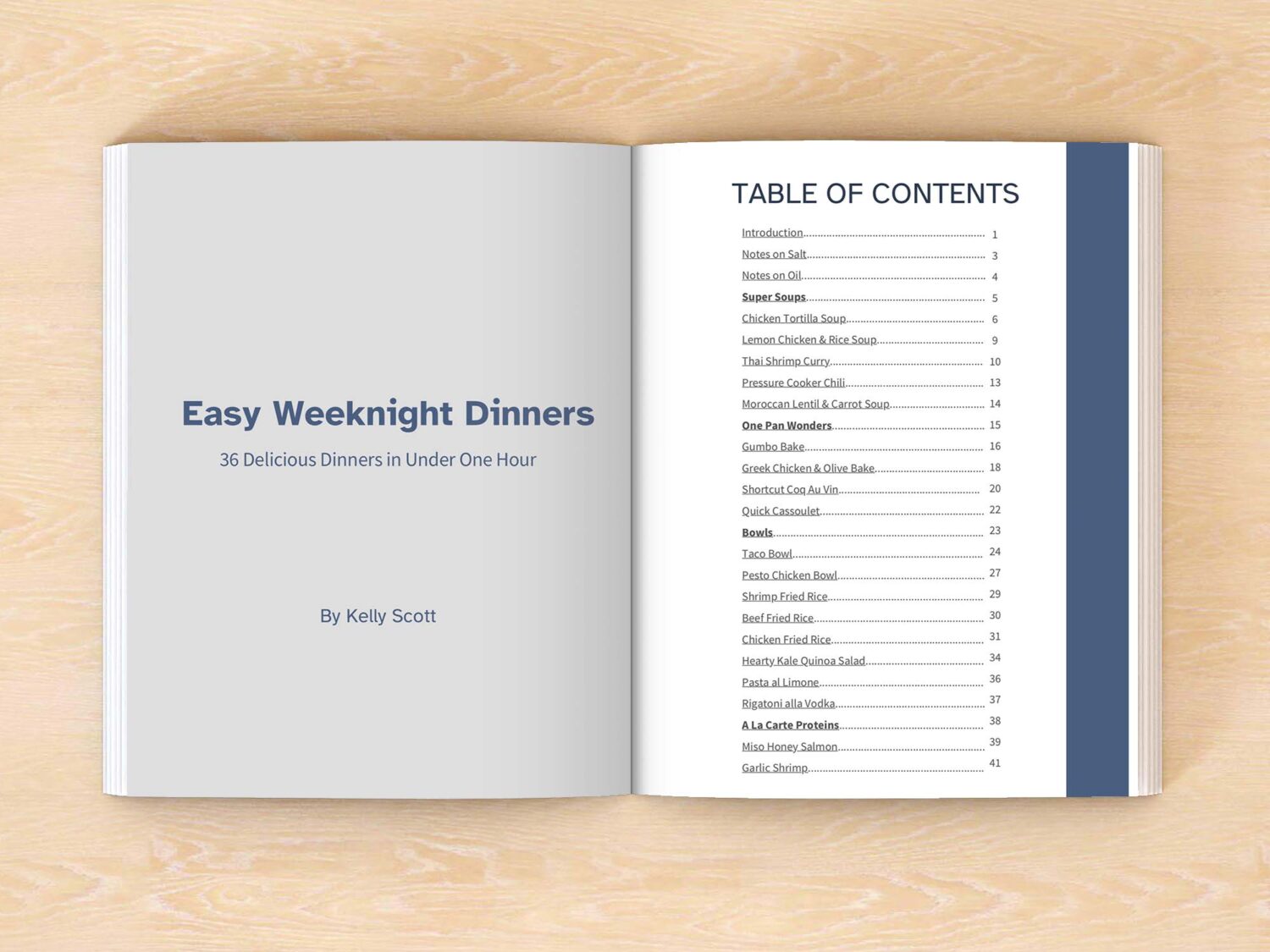 Easy Weeknight Dinners – Ebook Edition - Kelly's Clean Kitchen