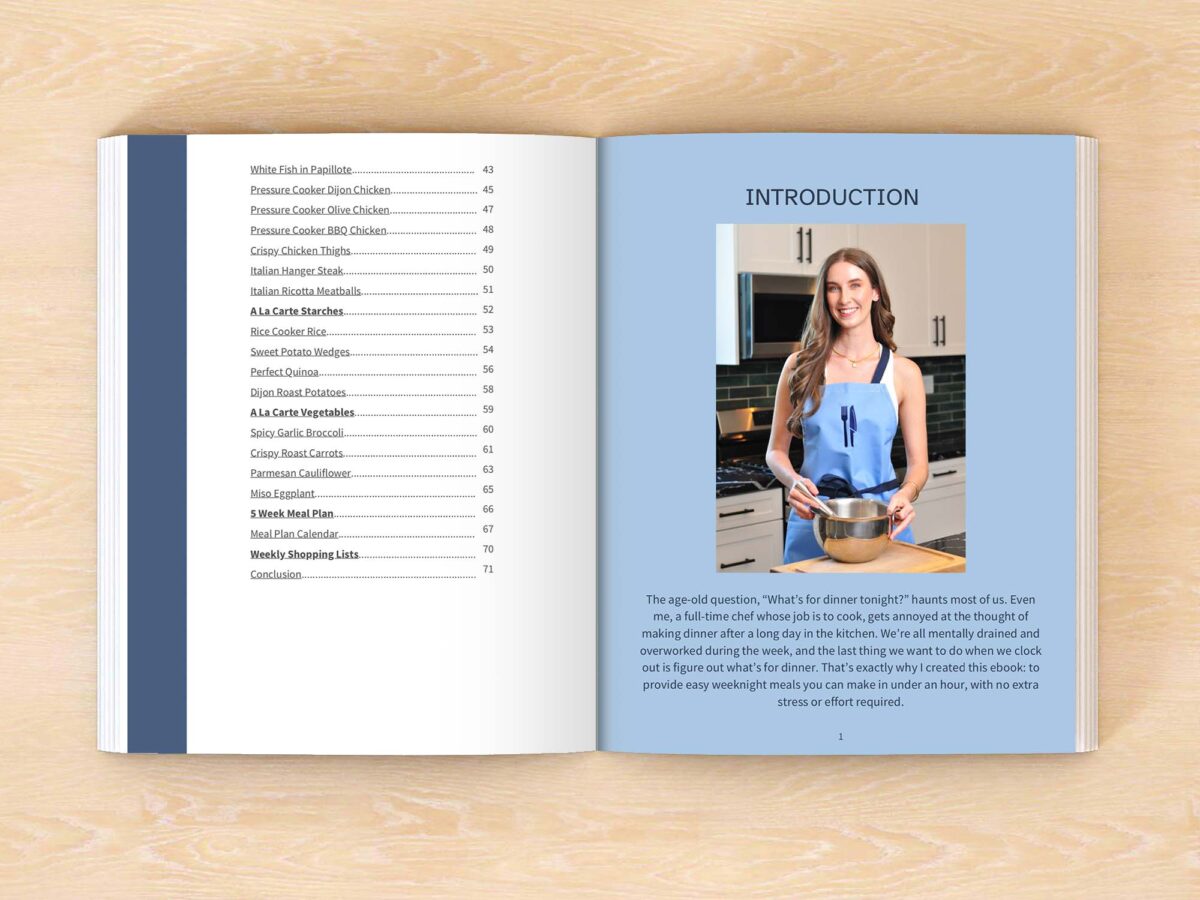 Easy Weeknight Dinners – Ebook Edition - Kelly's Clean Kitchen